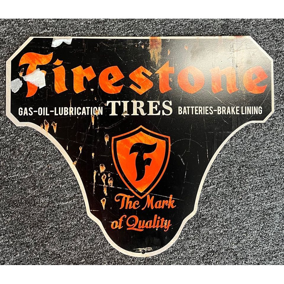 RETRO TIN SIGN RETRO FIRESTONE – Aikenheads Skateboards Maple Road