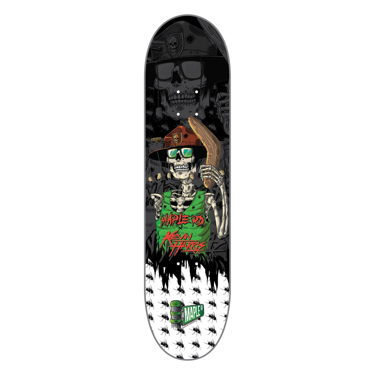 MAPLE ROAD / KEVIN HARRIS DECK – Aikenheads Skateboards Maple Road