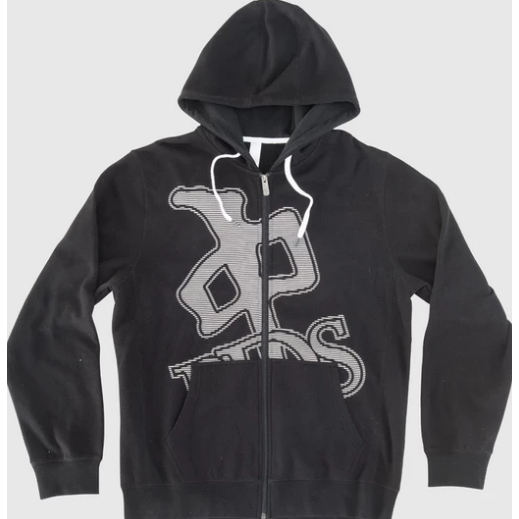 RDS HOODIE ZIP OG STATIC BLACK – Aikenheads Skateboards Maple Road