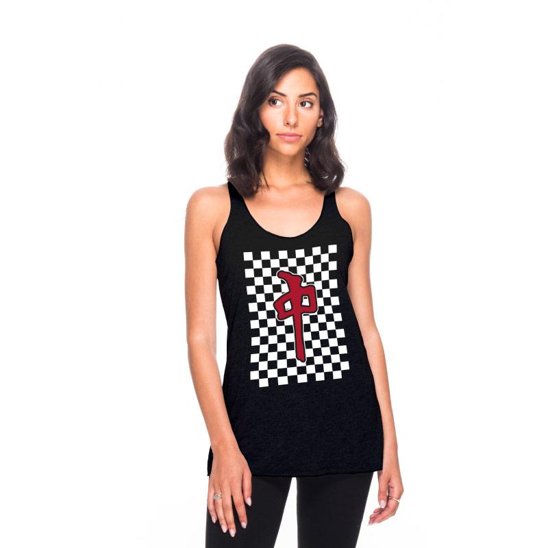 RDS WOMENS TANK CHECKERED CHUNG – Aikenheads Skateboards Maple Road