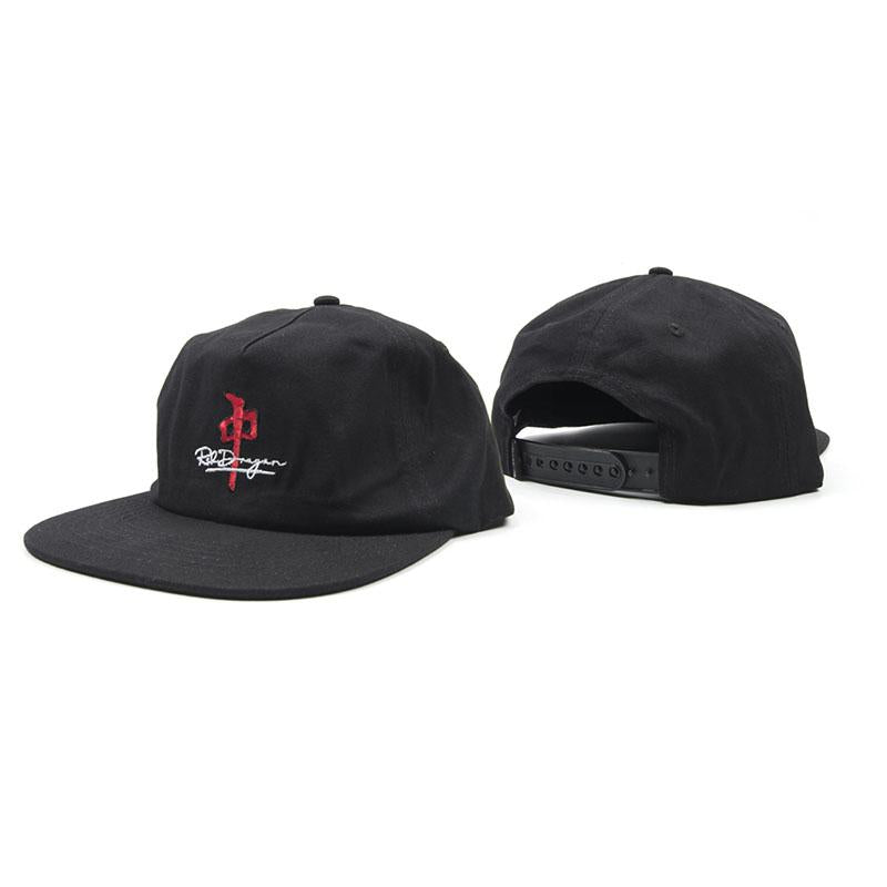 RDS UNSTRUCTURED CAP SIGNATURE BLACK – Aikenheads Skateboards Maple Road