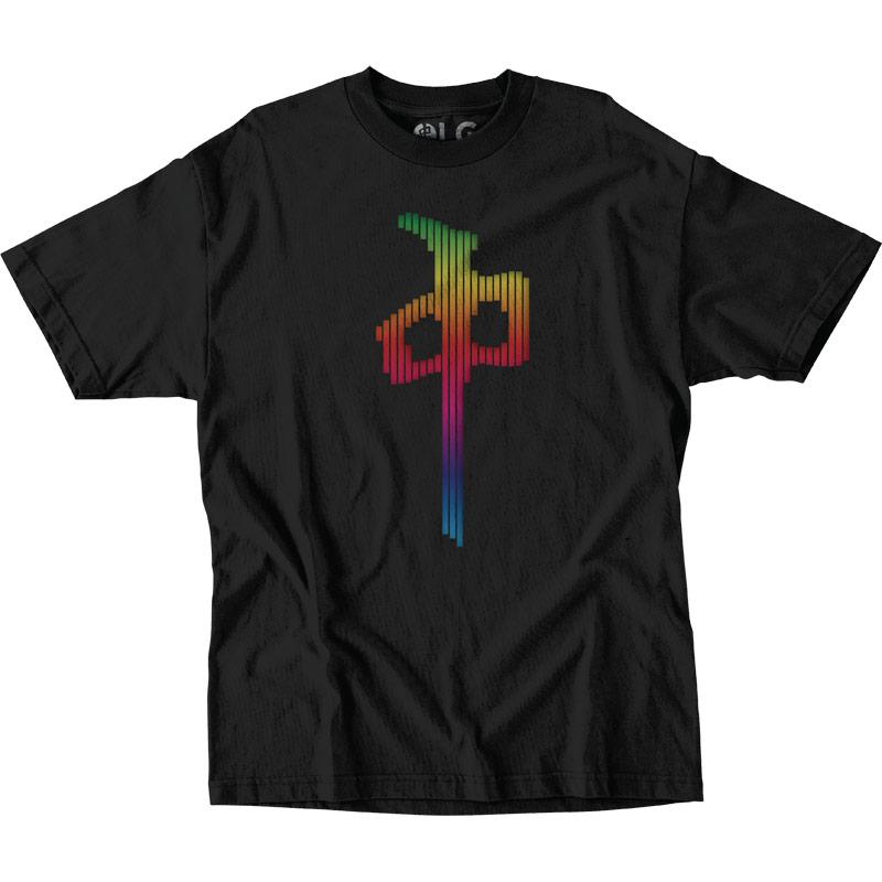 RDS T-SHIRT SPECTRUM BLACK – Aikenheads Skateboards Maple Road