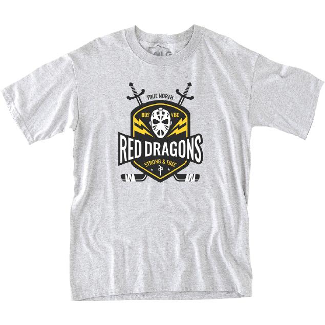 RDS T-SHIRT TOP SHELF COLOUR HEATHER – Aikenheads Skateboards Maple Road