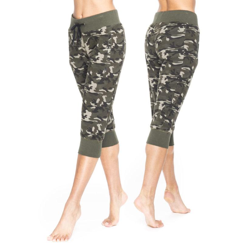 RDS WOMENS CAPRI SHIELDS SWEATPANTS CAMO – Aikenheads Skateboards Maple ...