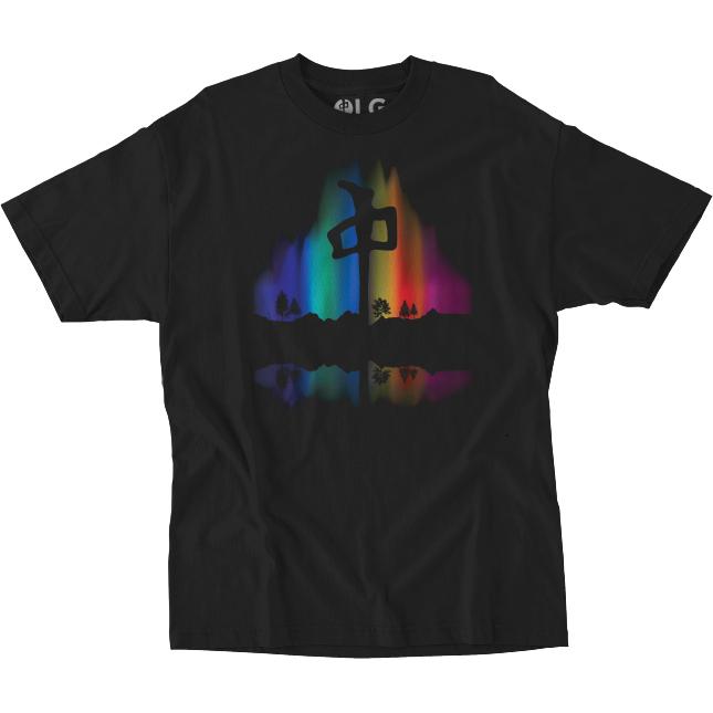 RDS T-SHIRT NORTHERN LIGHTS – Aikenheads Skateboards Maple Road