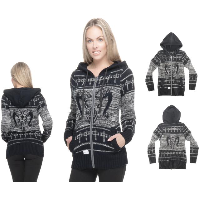 RDS WOMENS ZIP SWEATER RAM – Aikenheads Skateboards Maple Road